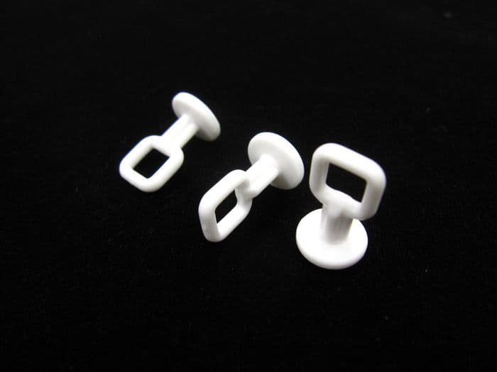 30 Bath shower rail curtain track gliders Pole runners for tape hooks